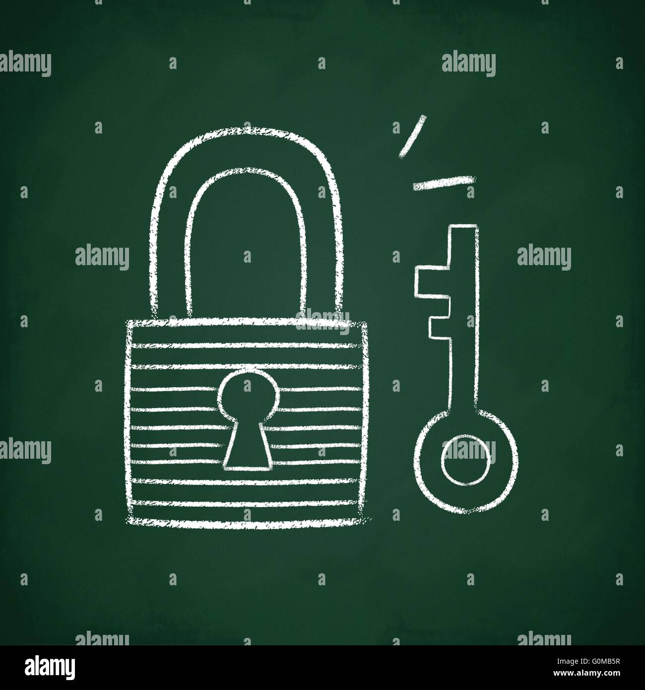 Blackboard key Stock Vector Images - Alamy