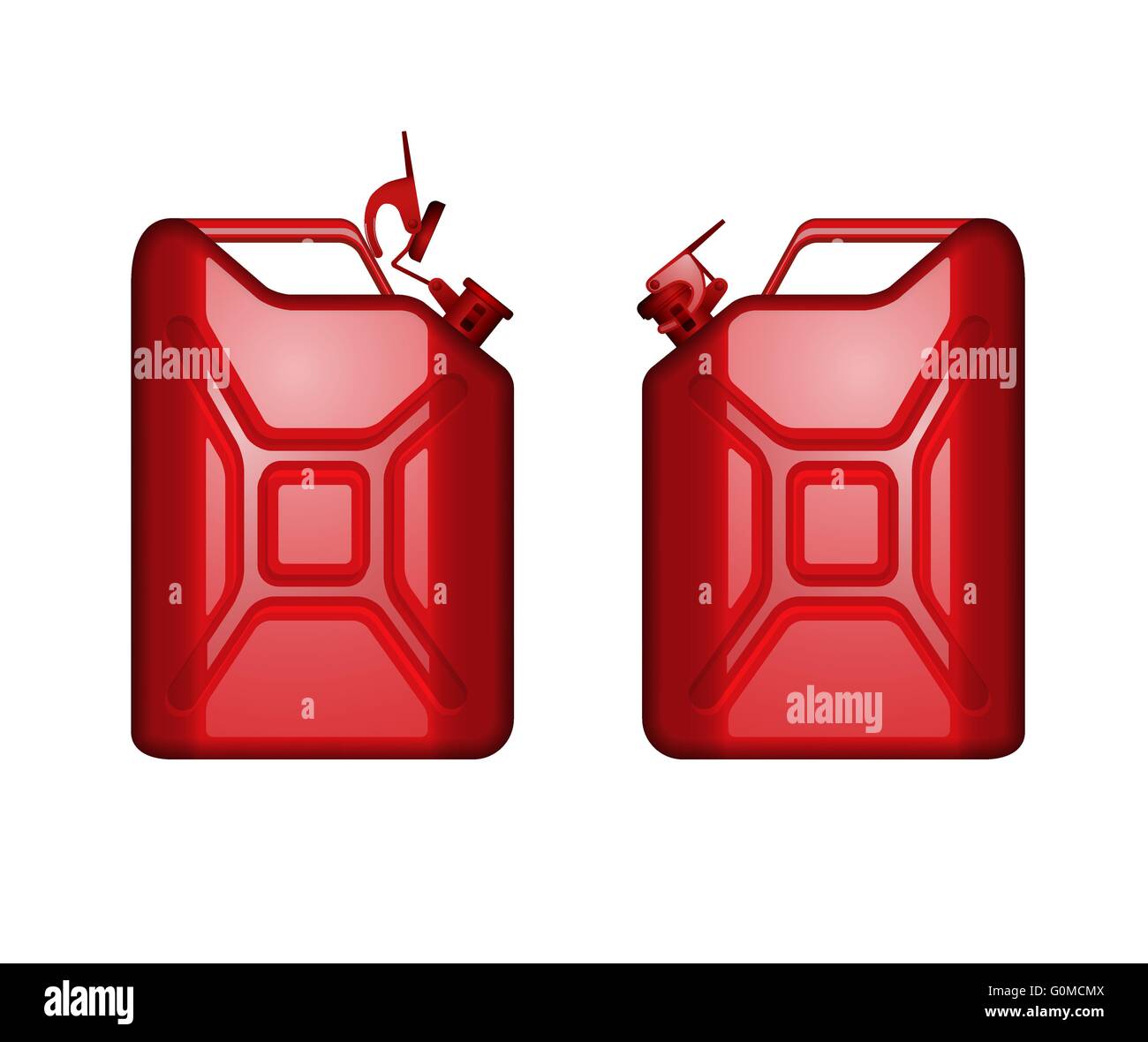 red metal canister Stock Vector Image & Art - Alamy