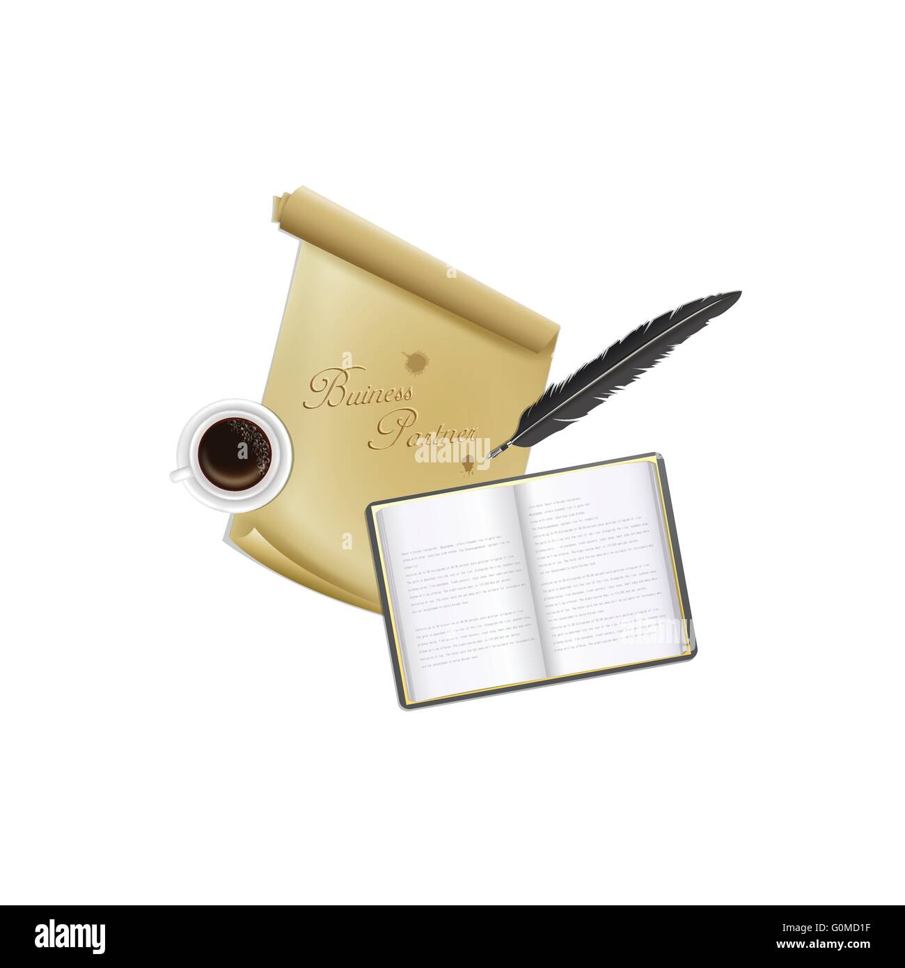 Real ink Stock Vector Images - Alamy