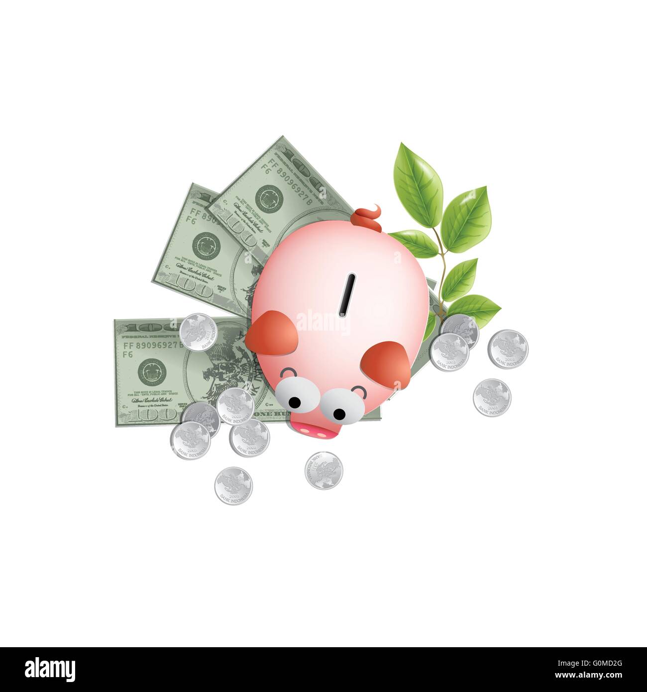 Real coin Stock Vector Images - Alamy