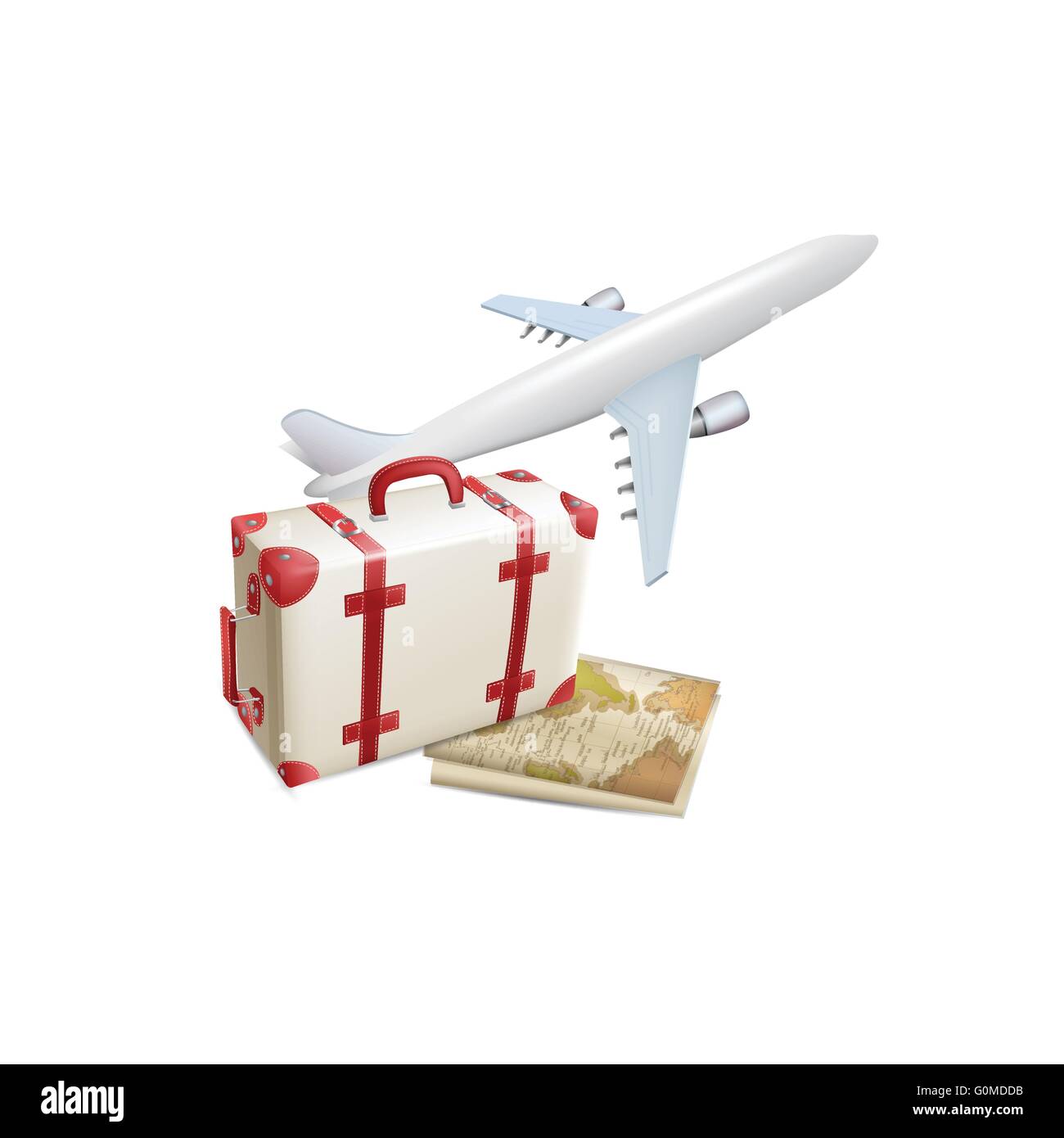 Real airplane Stock Vector Images - Alamy