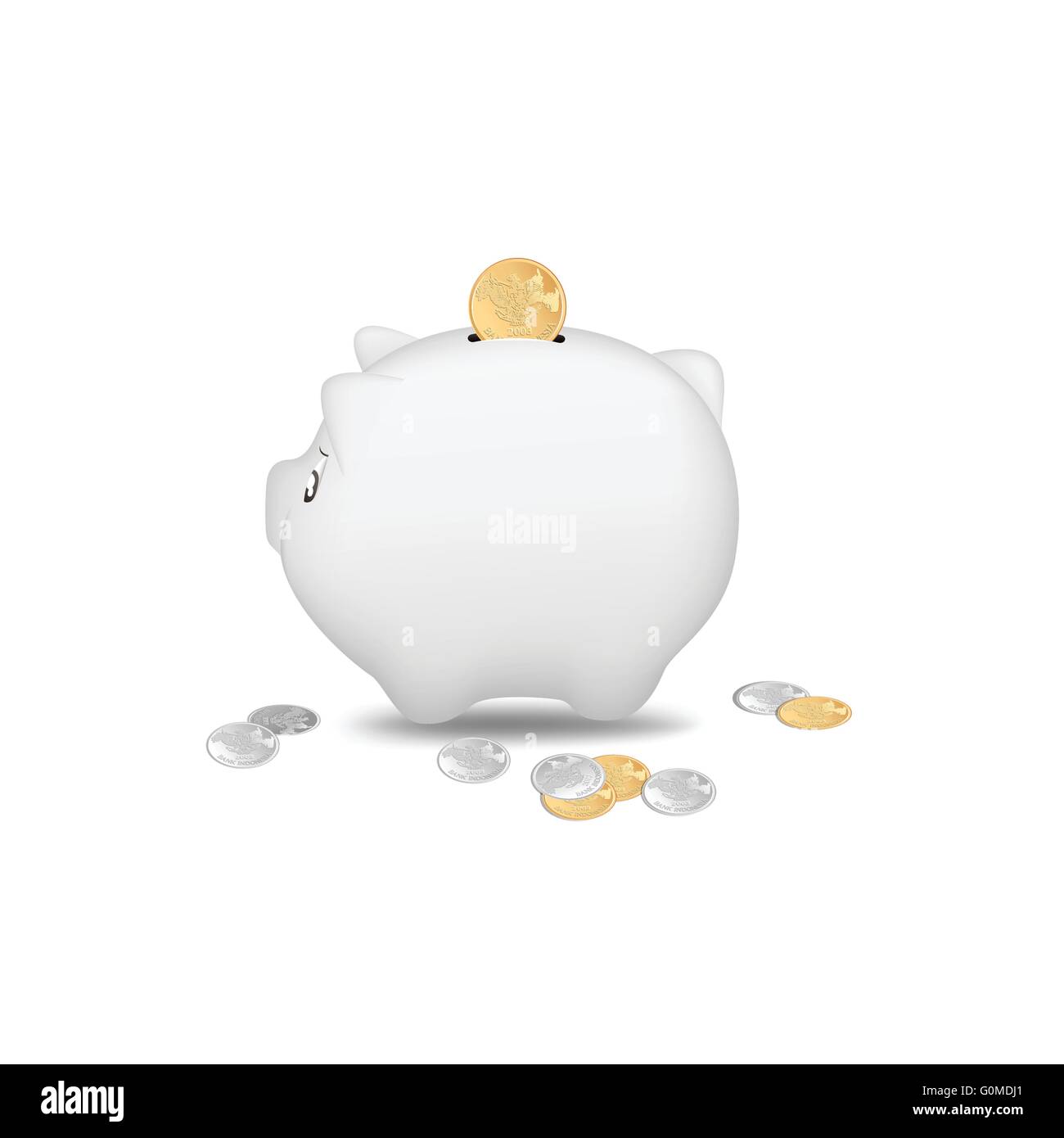 Real coin Stock Vector Images - Alamy
