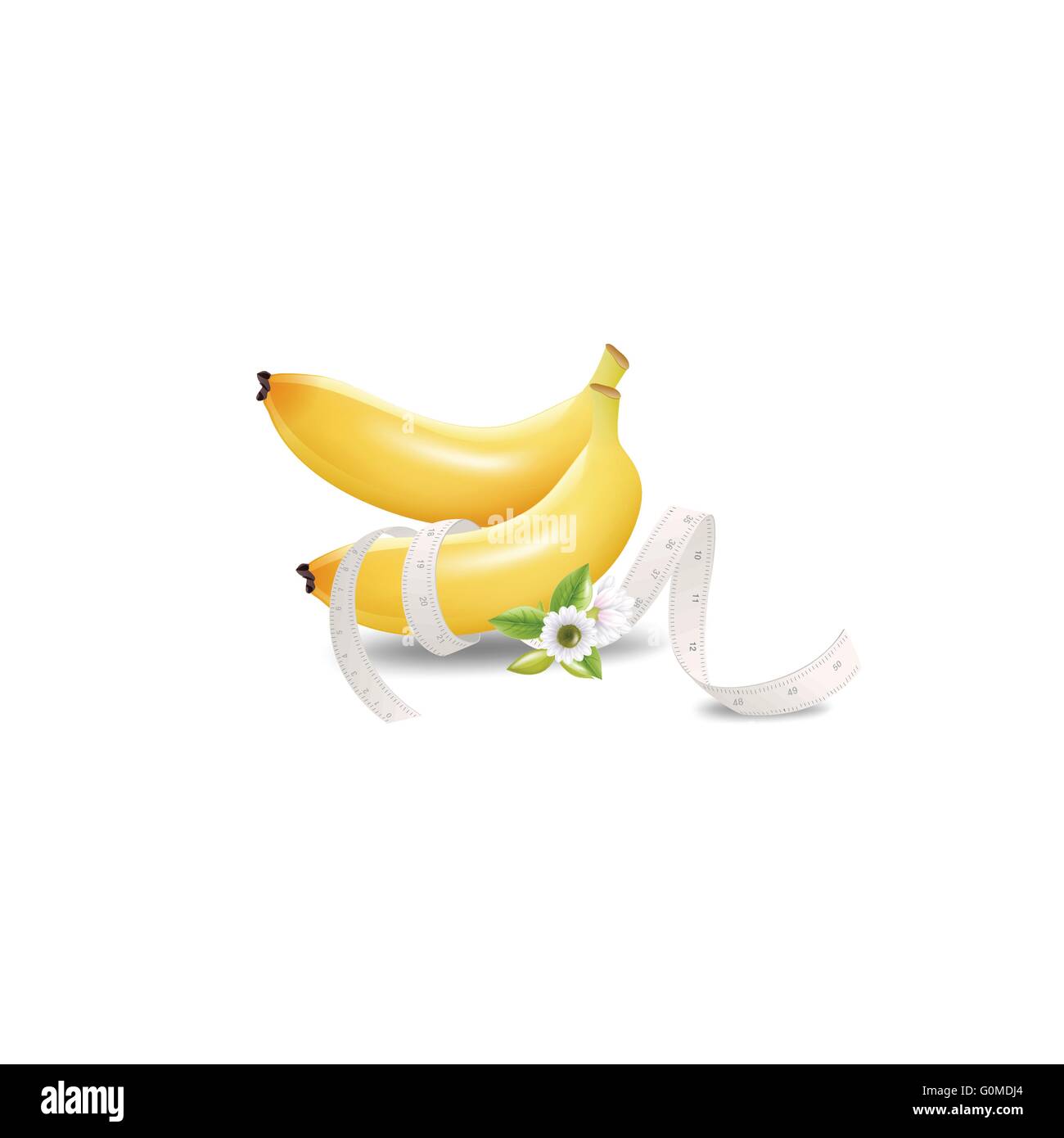 Real banana Stock Vector Images - Alamy