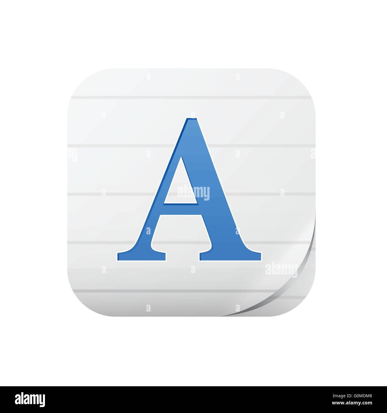 App font Stock Vector Images - Alamy
