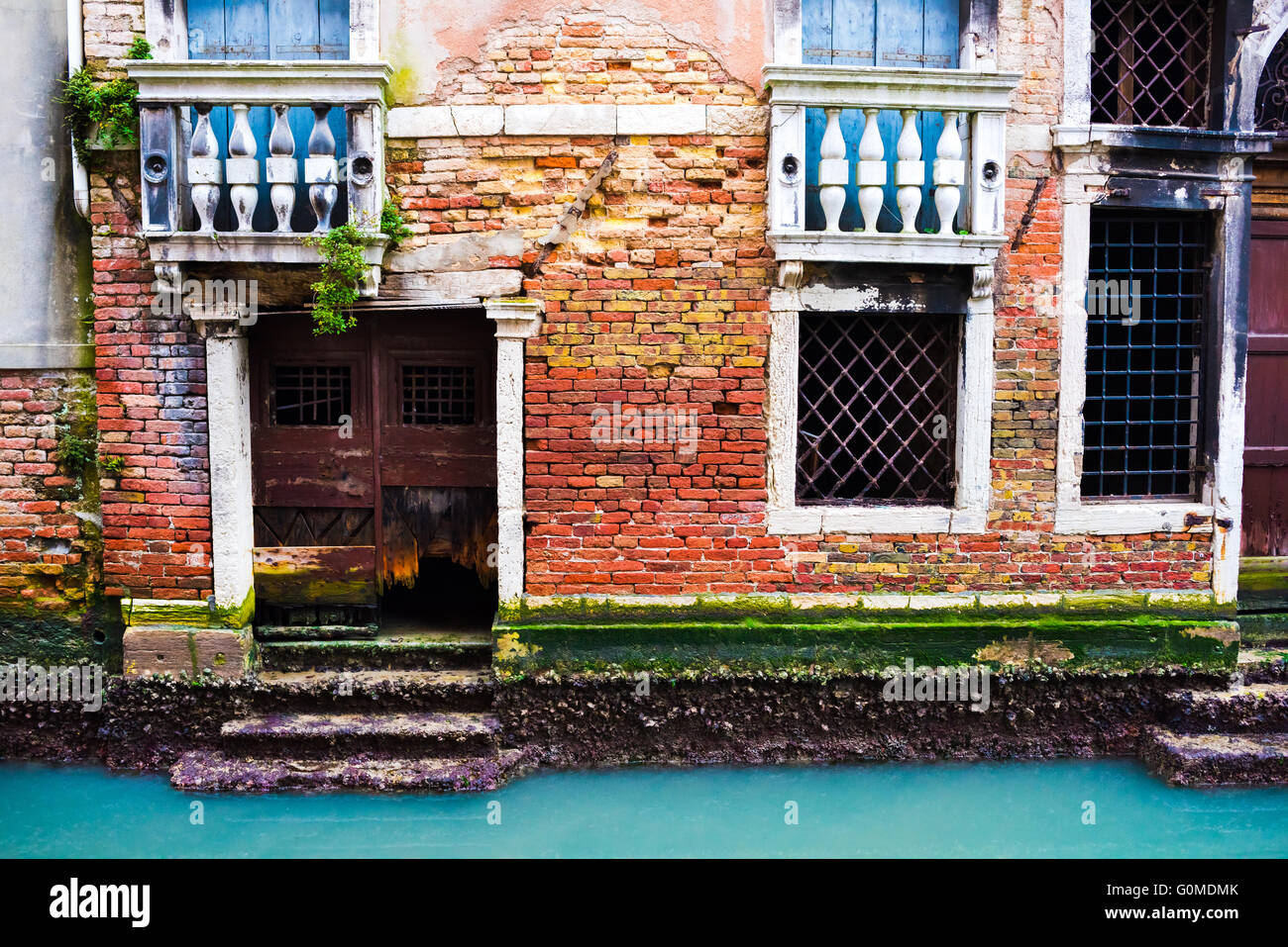 Particular of the door of a venetian house in Venezia, Italy Stock ...