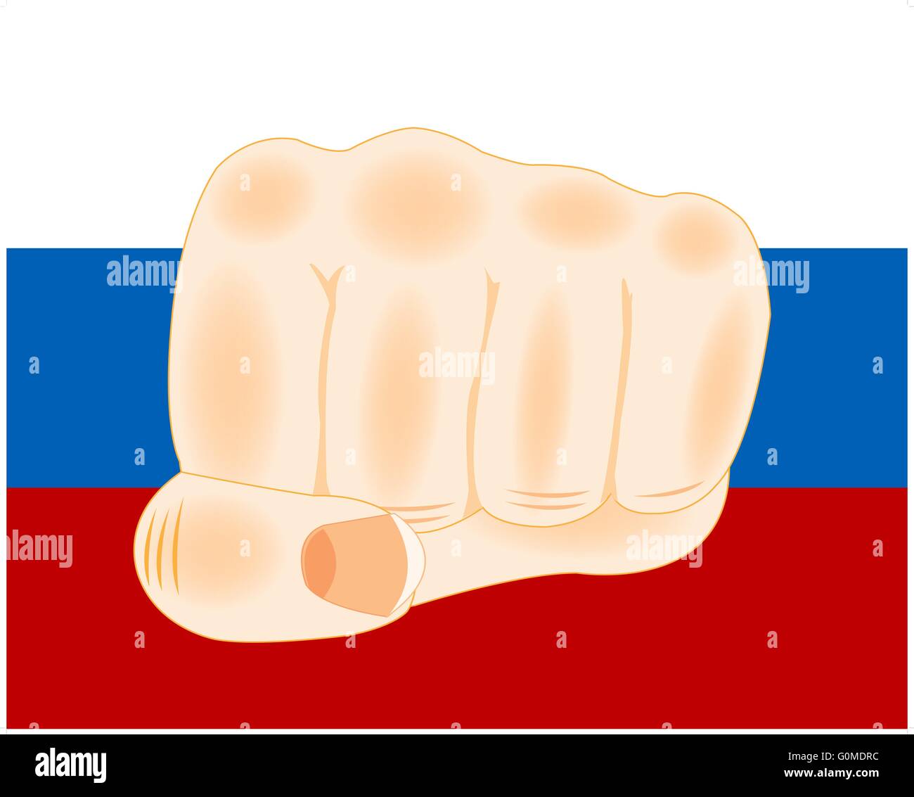 Hand gesture victory flag russia hi-res stock photography and images ...