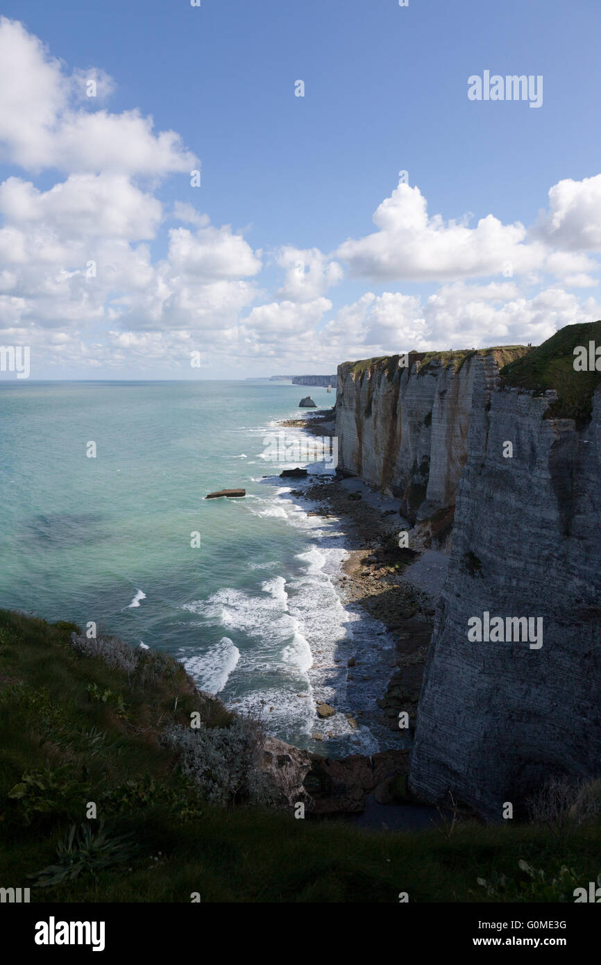 The famous cliffs at Etretat in Normandy in France Stock Photo - Alamy
