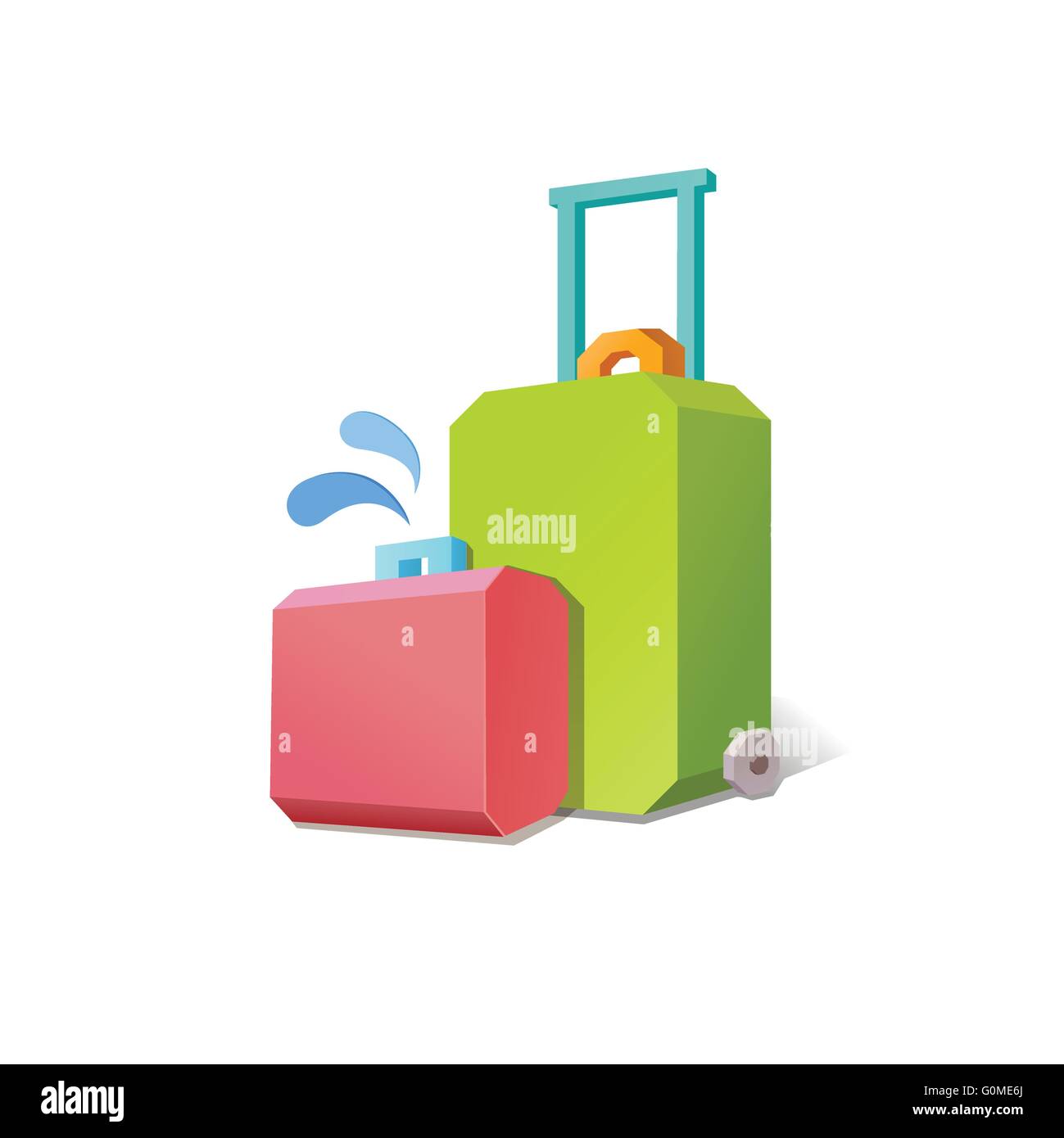 Bag drop Stock Vector Images - Alamy