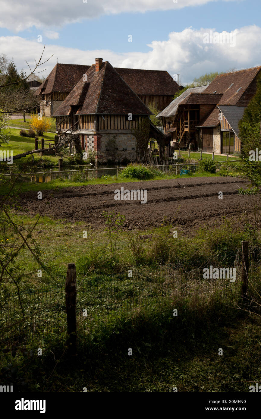 A cider farm in Normandy in France Stock Photo - Alamy