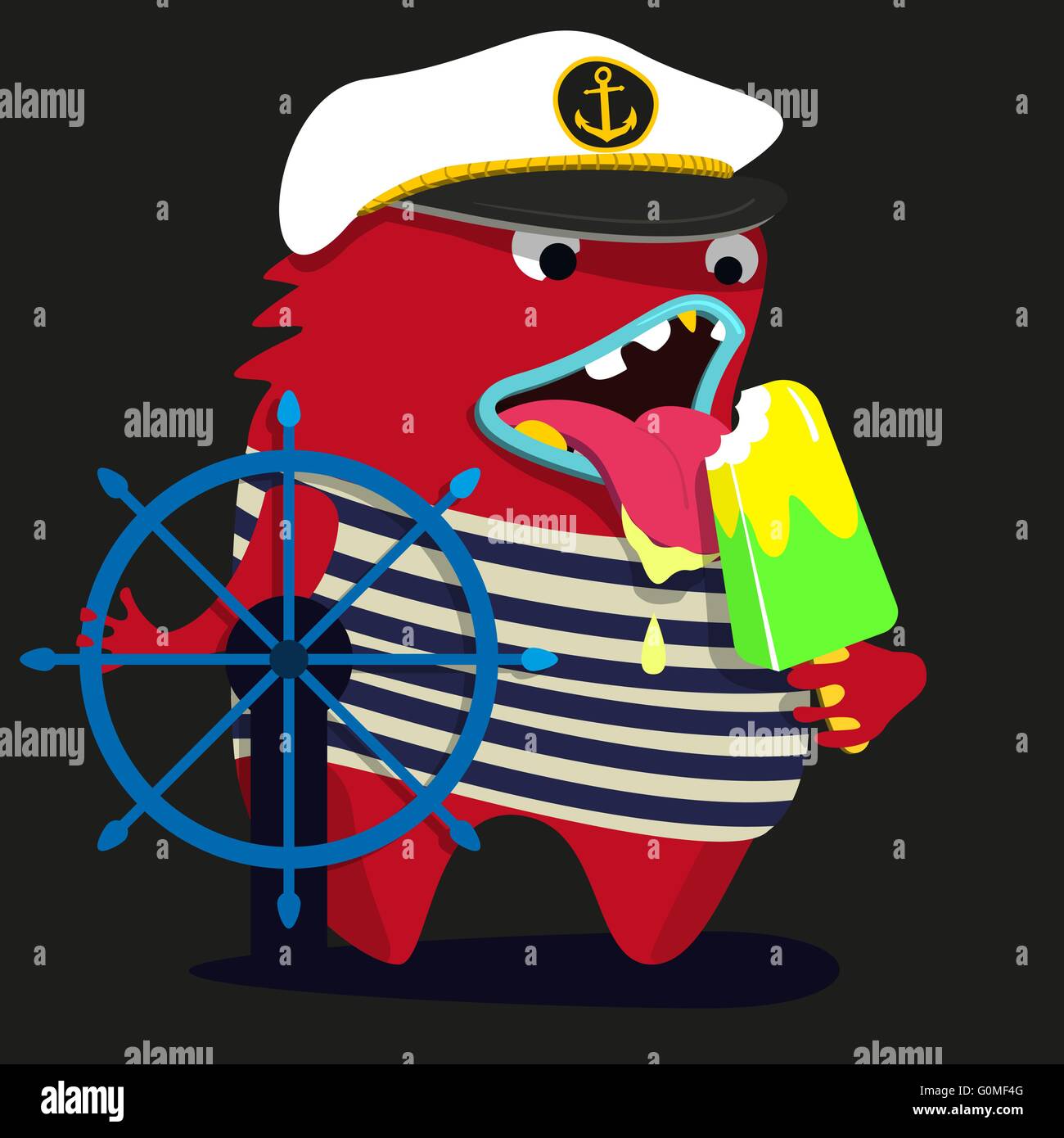 Captain adorable Stock Vector Images - Alamy