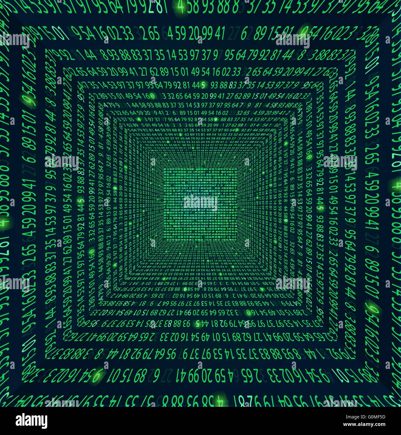 Template Coding And Programming Theme Green Cyan Numbers Rows Vector Tiled Eps Abstract