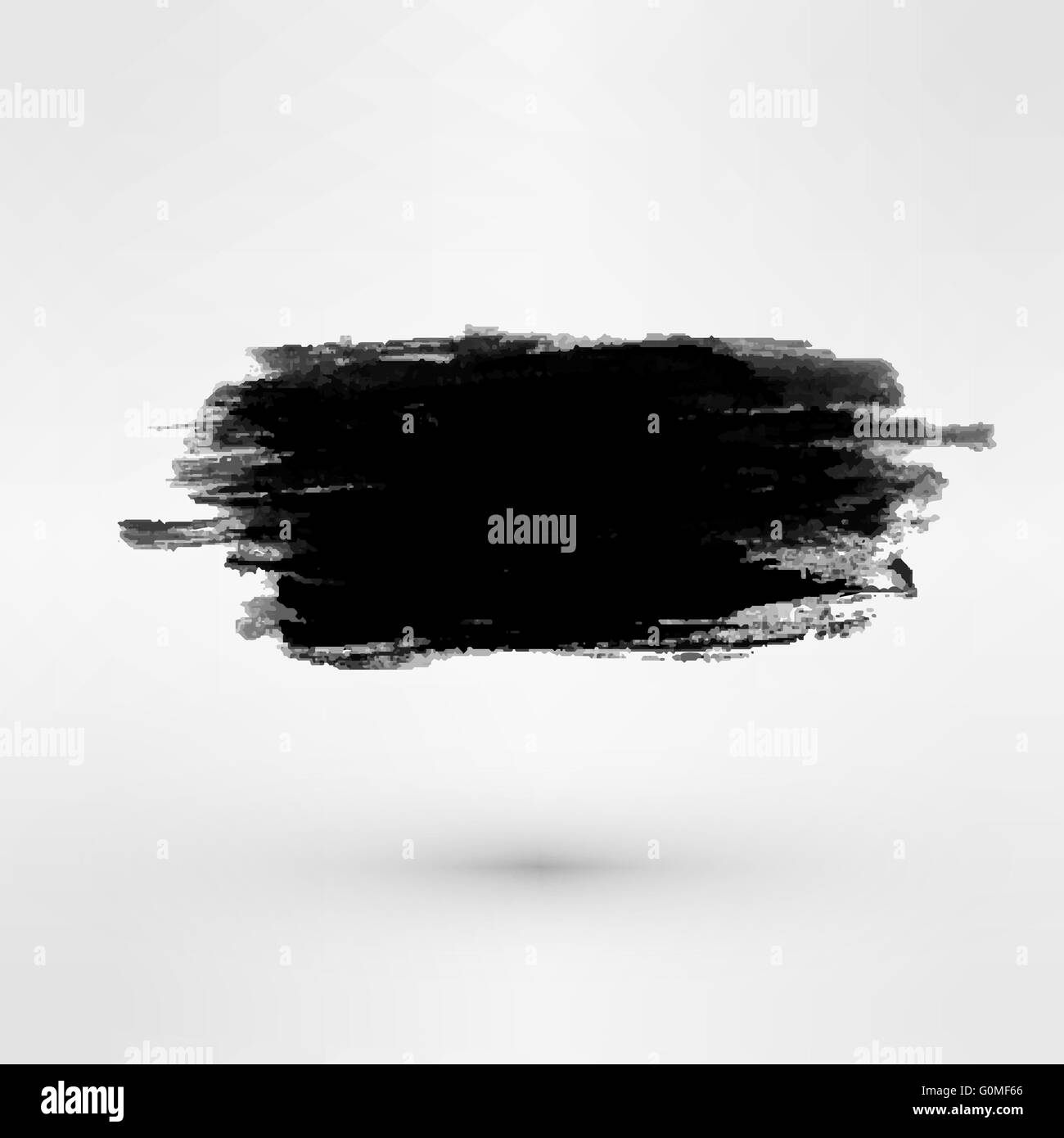 Set of Black ink vector paint stains Stock Vector Image & Art - Alamy