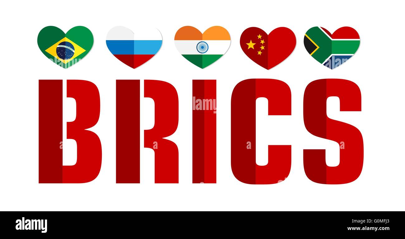 Flag of the BRICS countries color web icon Stock Vector Image & Art - Alamy