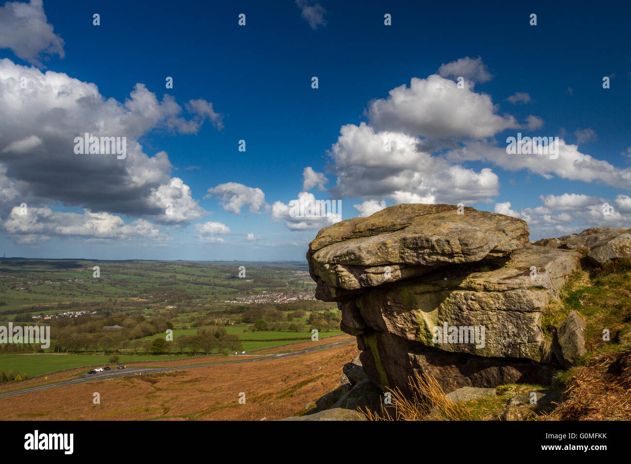 Views from Ilkley Moor where upland birds have all returned for nesting ...