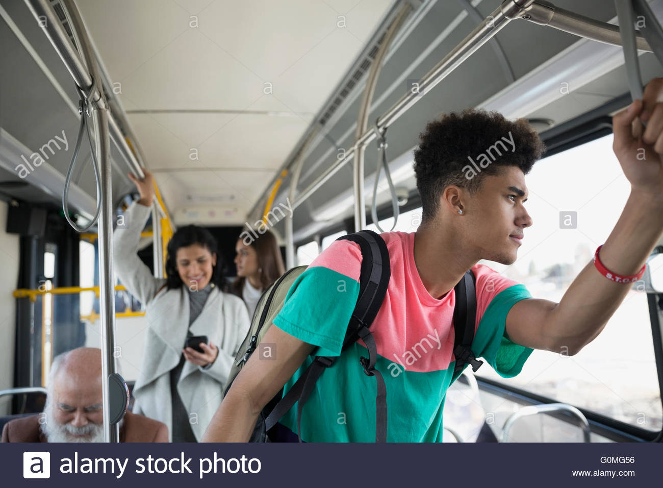 Indian bus man hi-res stock photography and images - Alamy
