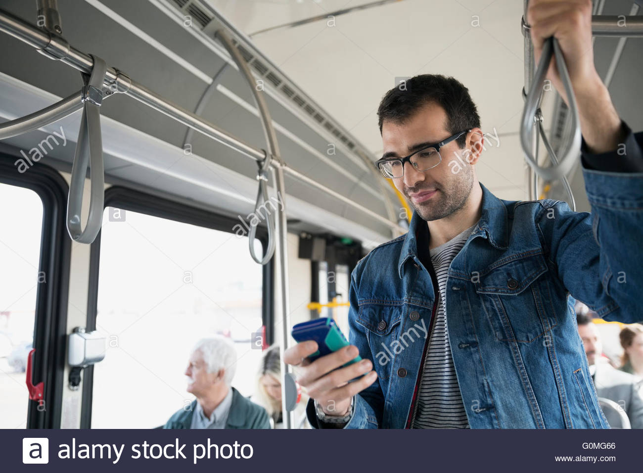 Man on bus hi-res stock photography and images - Alamy