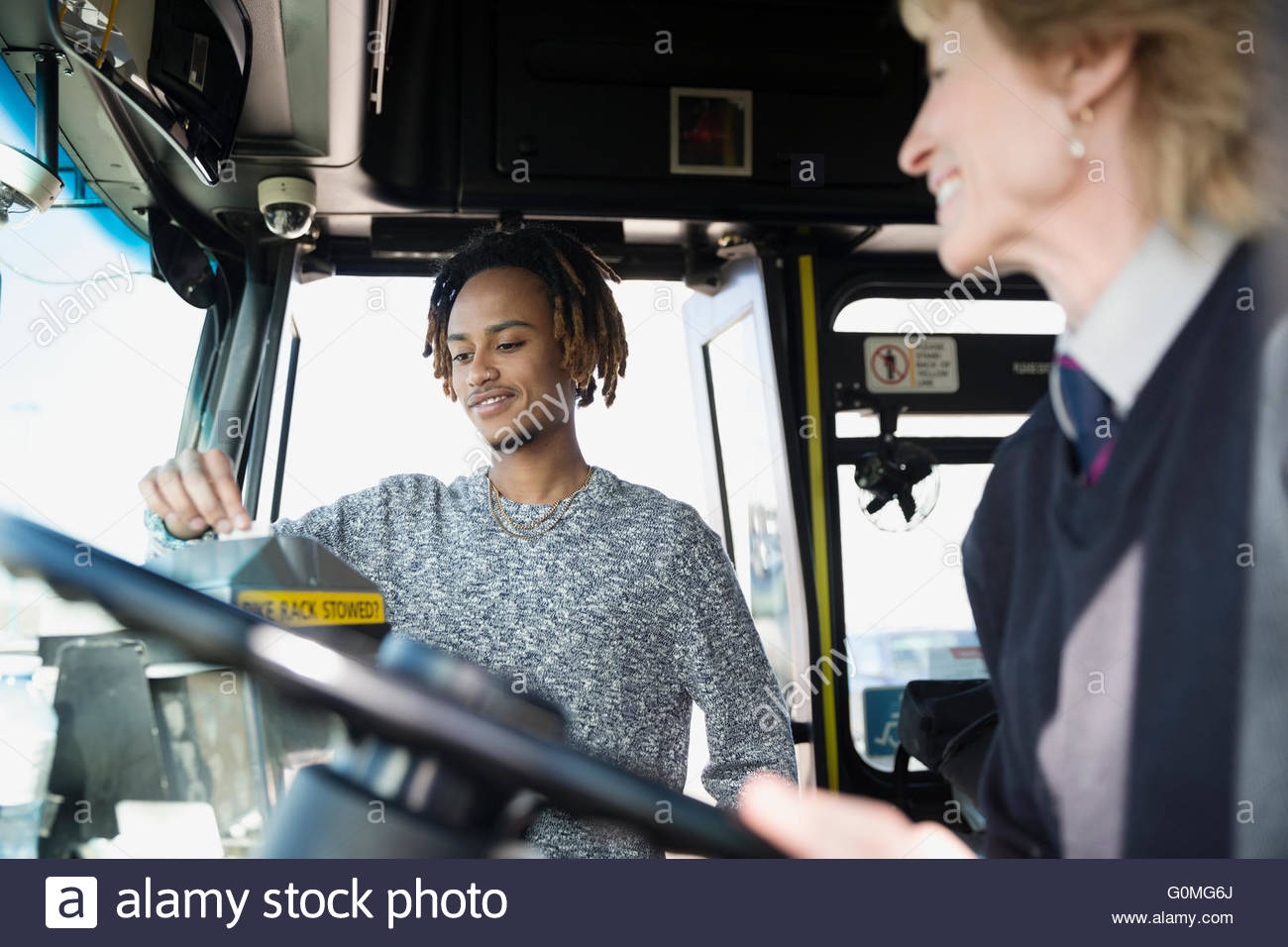 African bus driver hi-res stock photography and images - Alamy