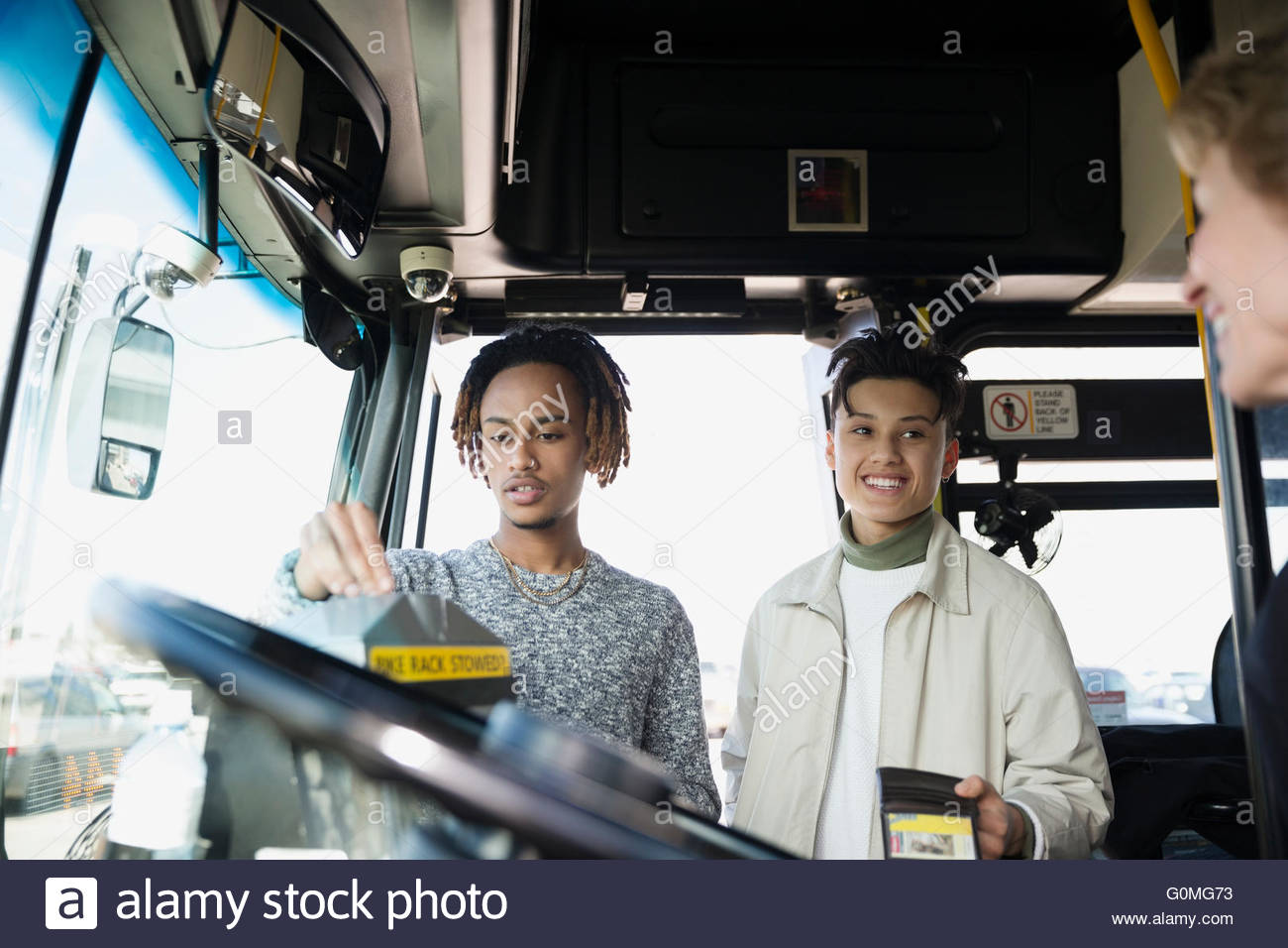 African american bus driver hi-res stock photography and images - Alamy