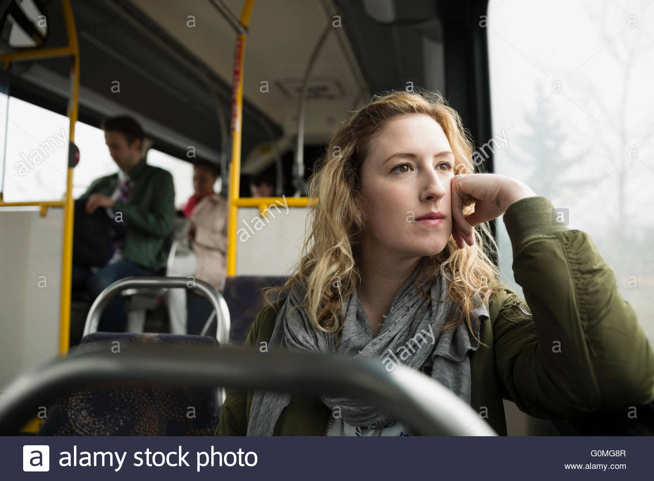 Bus front window hi-res stock photography and images - Alamy