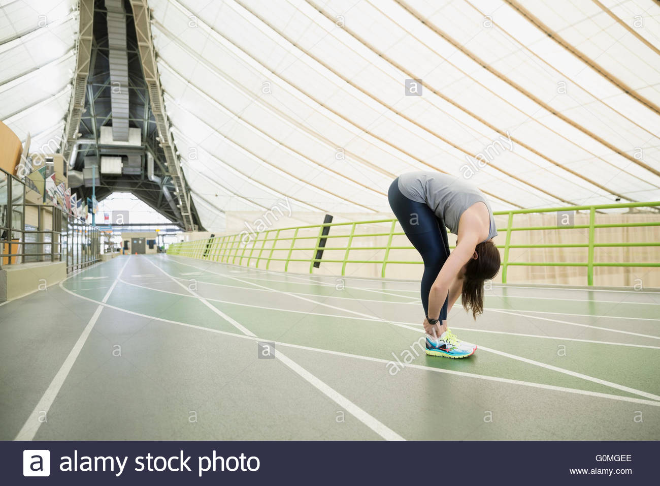 One bending forward hi-res stock photography and images - Alamy