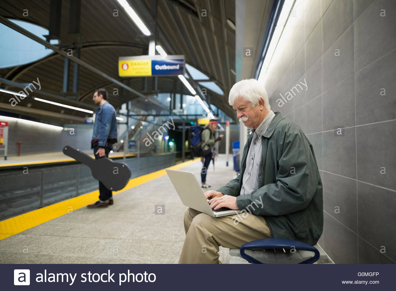 Man on subway hi-res stock photography and images - Alamy