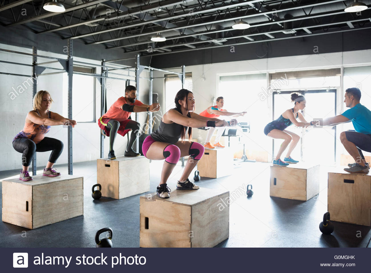 Crossfit exercise hi-res stock photography and images - Alamy
