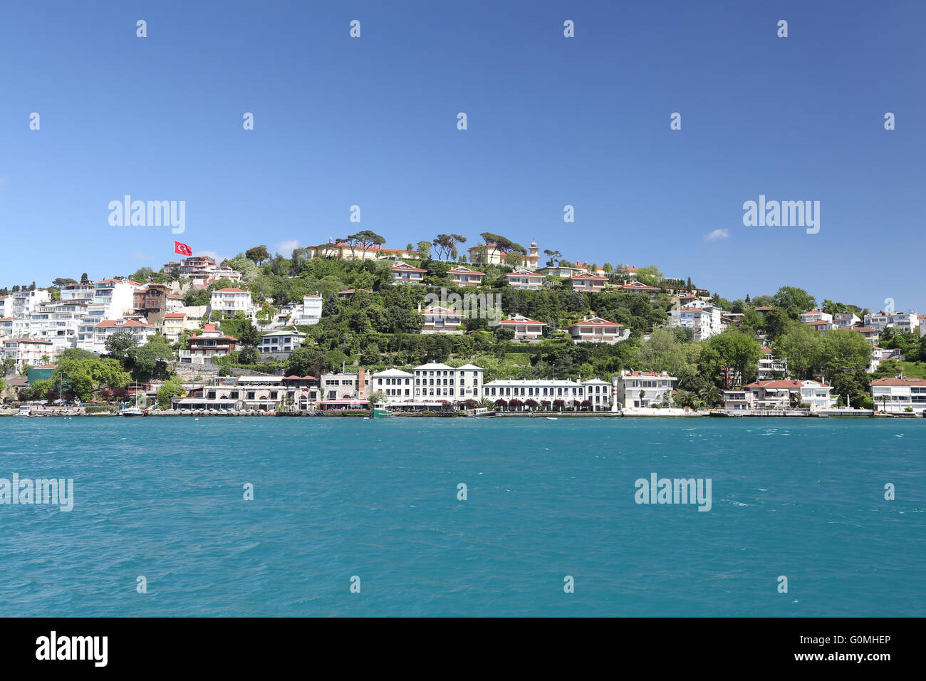 Buildings in Bosphorus Strait, Istanbul City, Turkey Stock Photo - Alamy