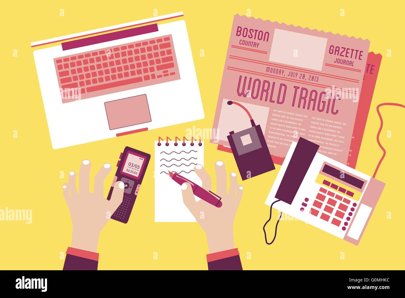 Media props Stock Vector Images - Alamy