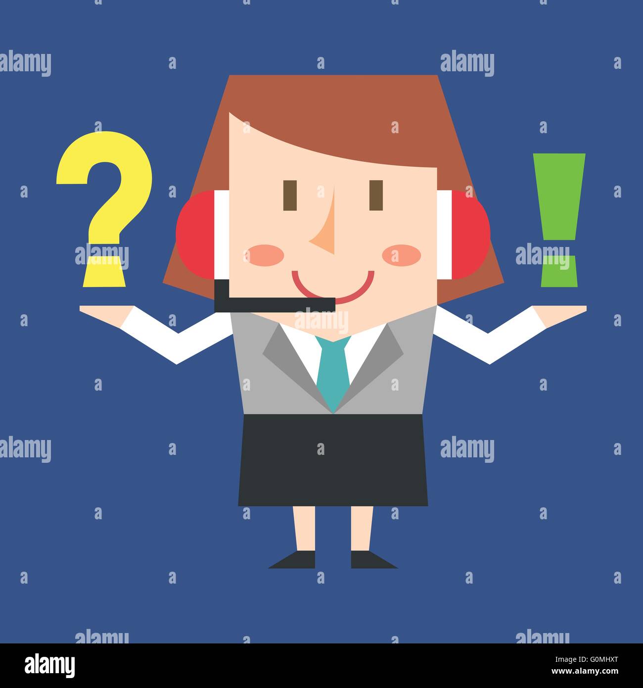 Call center character hi-res stock photography and images - Alamy