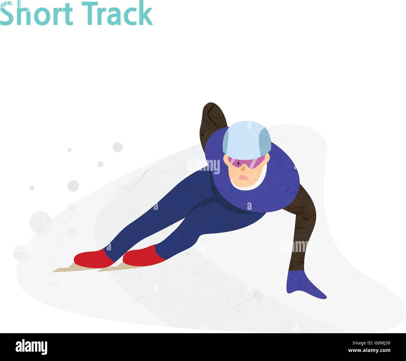 Olympics short track Stock Vector Images - Alamy