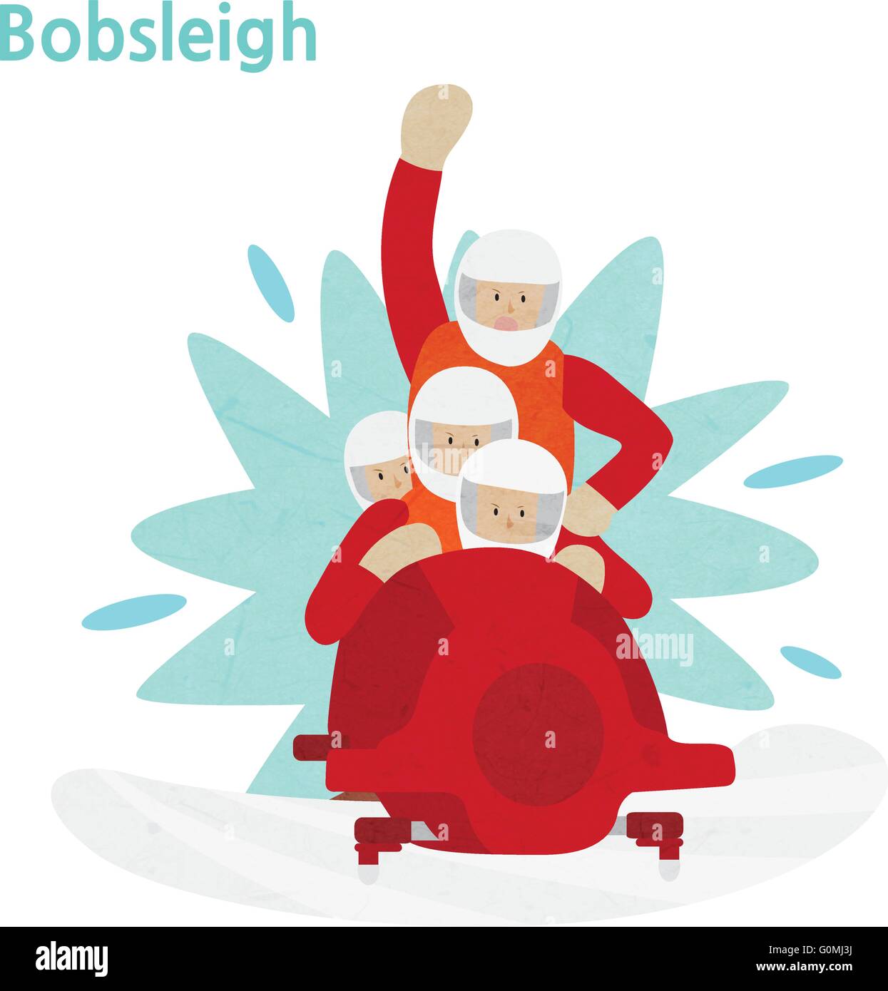 Olympic bobsleigh Stock Vector Images - Alamy