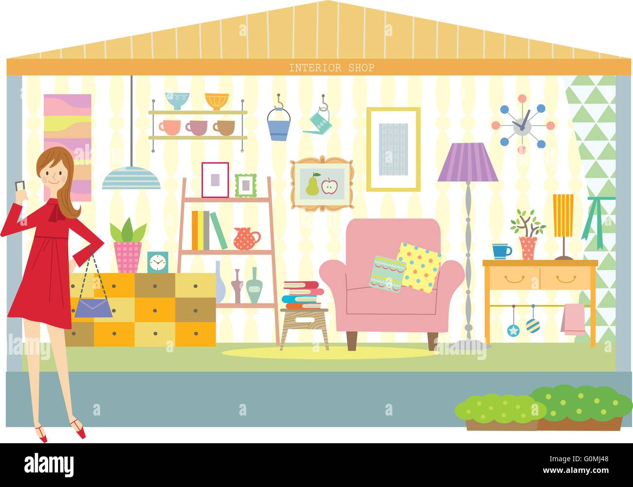 Show Bag Stock Vector Images - Alamy