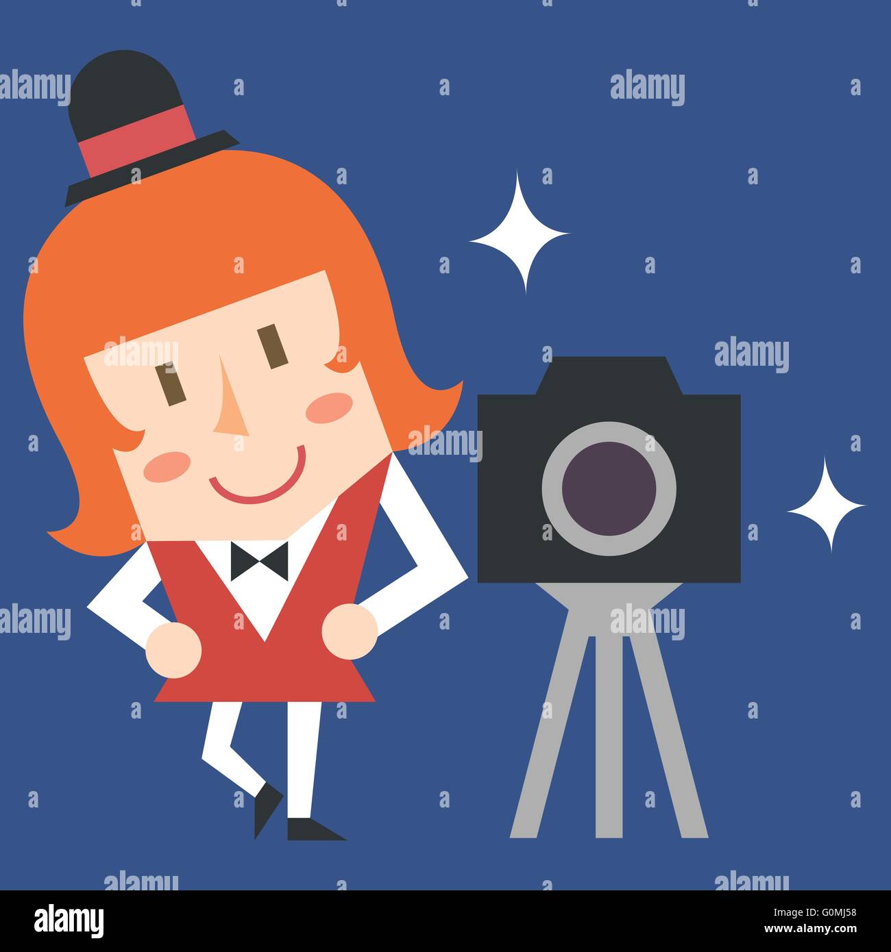 Entertainer Stock Vector Images - Alamy