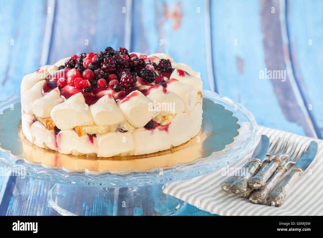 Tiramisu with fruits hi-res stock photography and images - Alamy