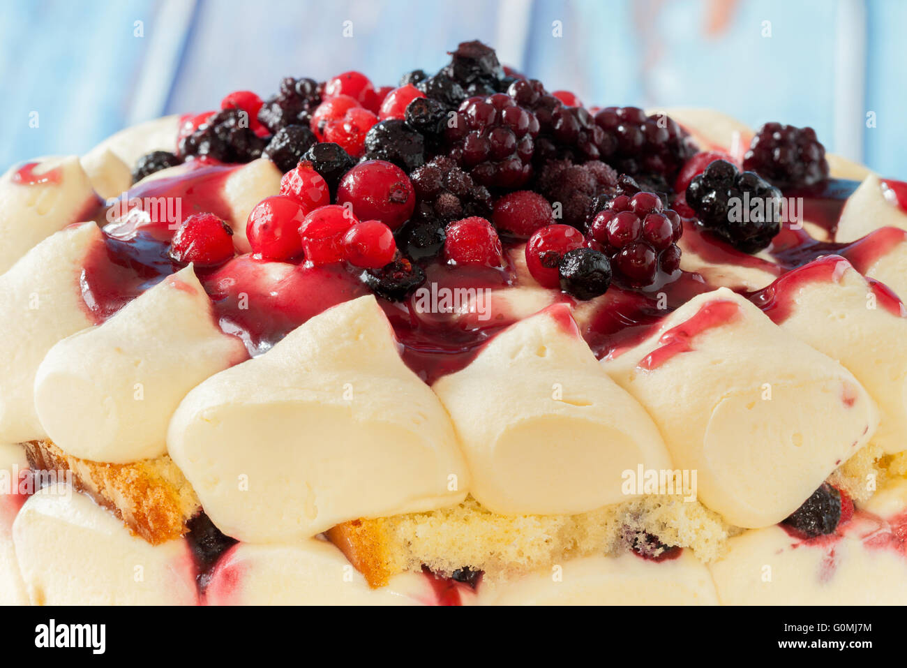 Tiramisu with fruits hi-res stock photography and images - Alamy