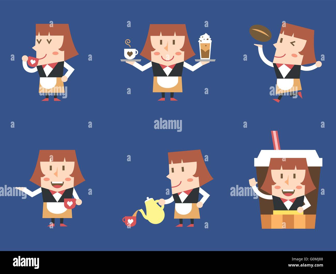 Job Character II Stock Vector Image & Art - Alamy