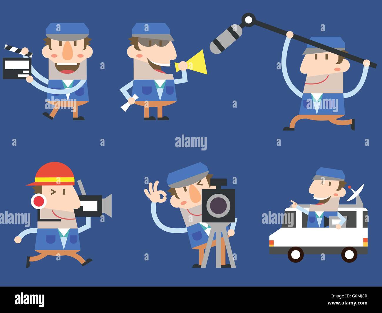 Job Character II Stock Vector Image & Art - Alamy