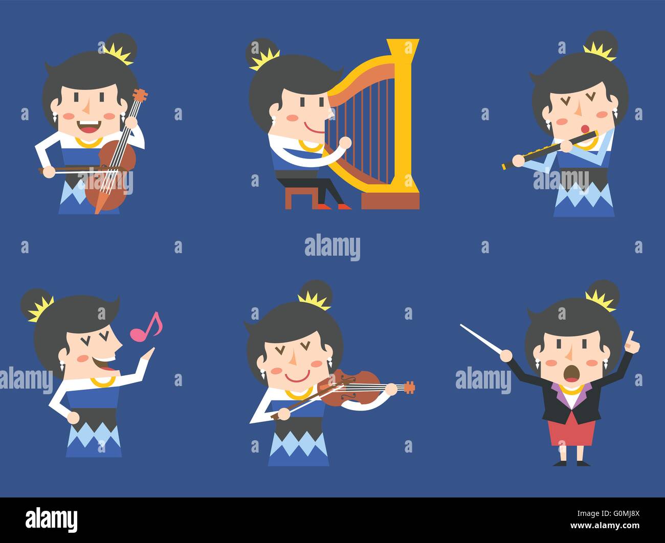 Job Character II Stock Vector Image & Art - Alamy