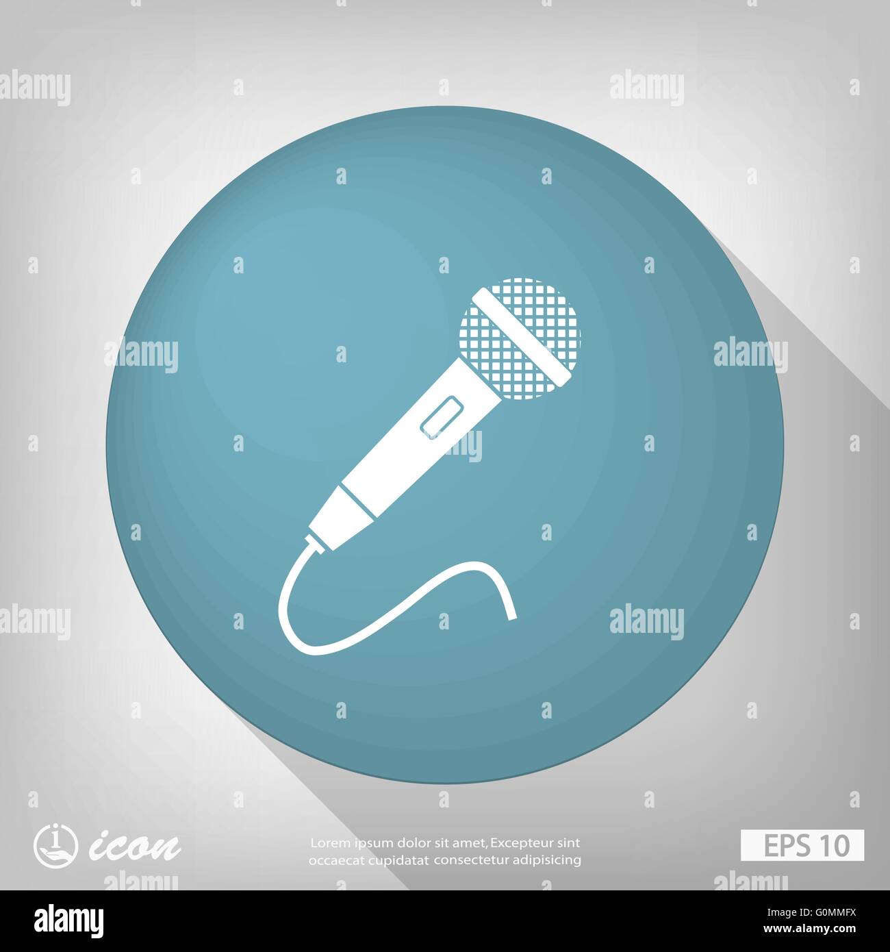 microphone icon Stock Vector Image & Art - Alamy