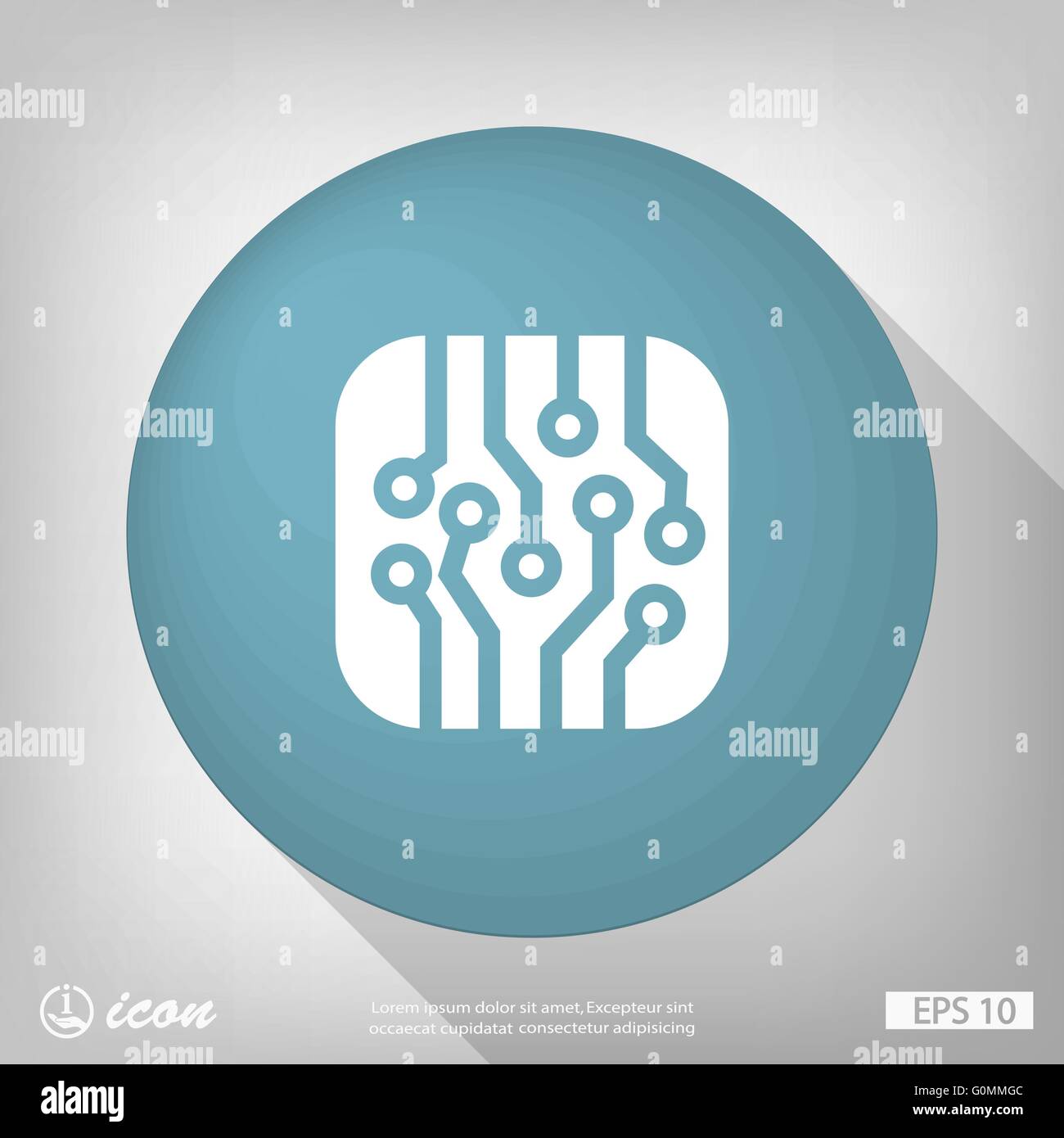 circuit board icon Stock Vector Image & Art - Alamy