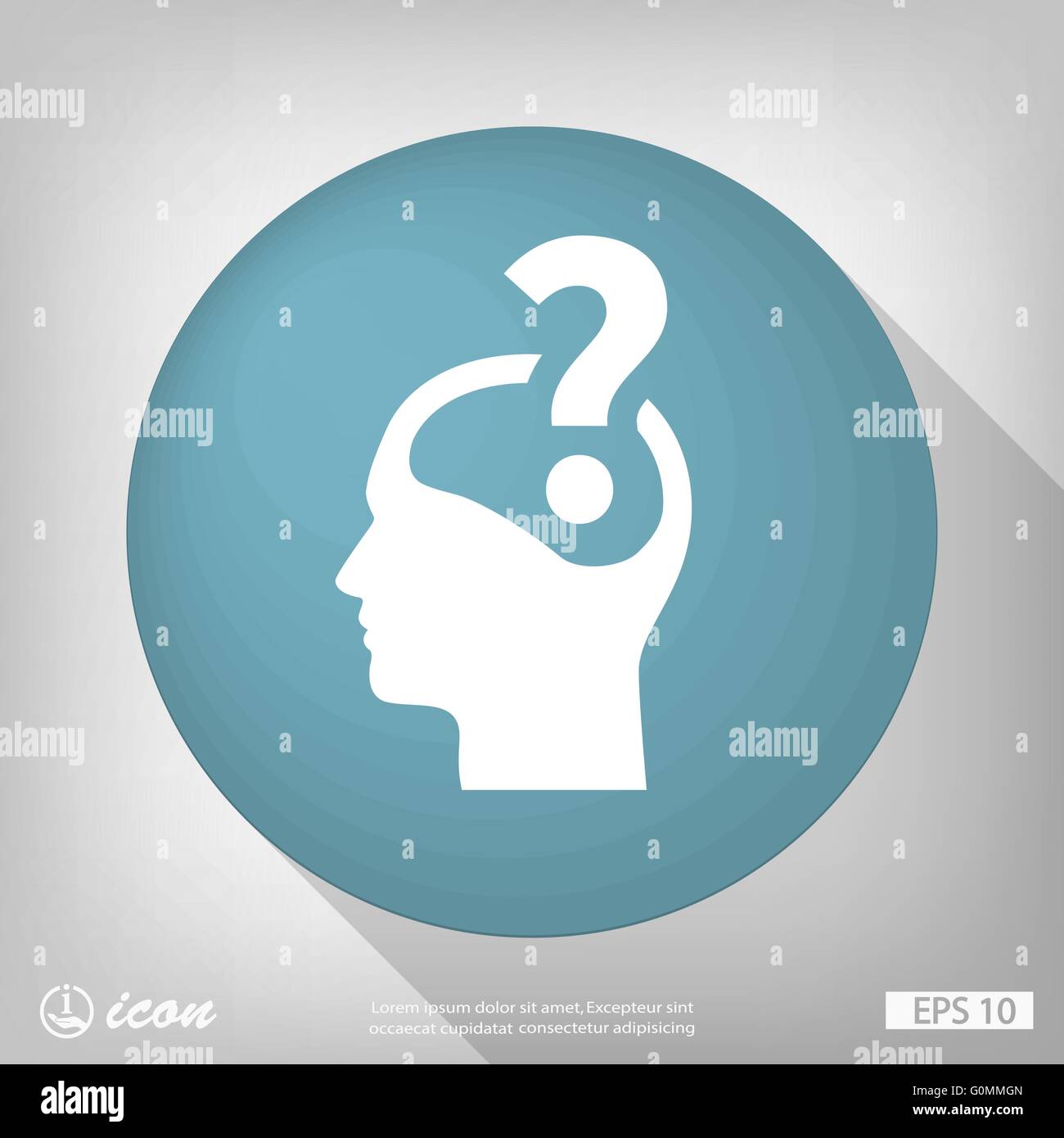 question mark and man icon Stock Vector Image & Art - Alamy