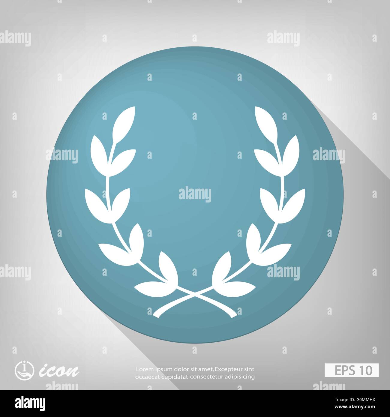 laurel wreath icon Stock Vector Image & Art - Alamy