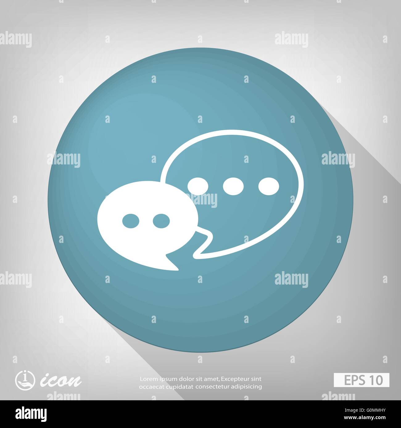 chat icon Stock Vector Image & Art - Alamy