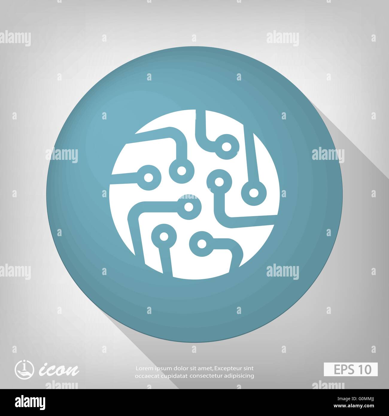 circuit board icon Stock Vector Image & Art - Alamy