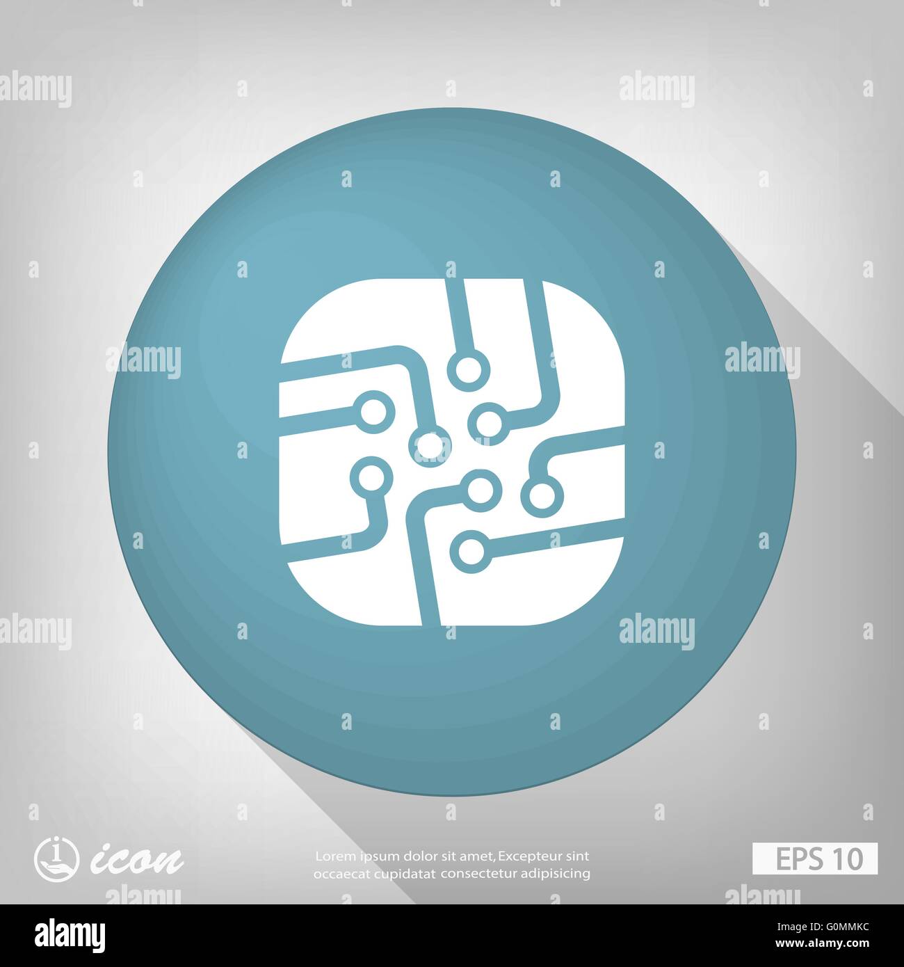 circuit board icon Stock Vector Image & Art - Alamy