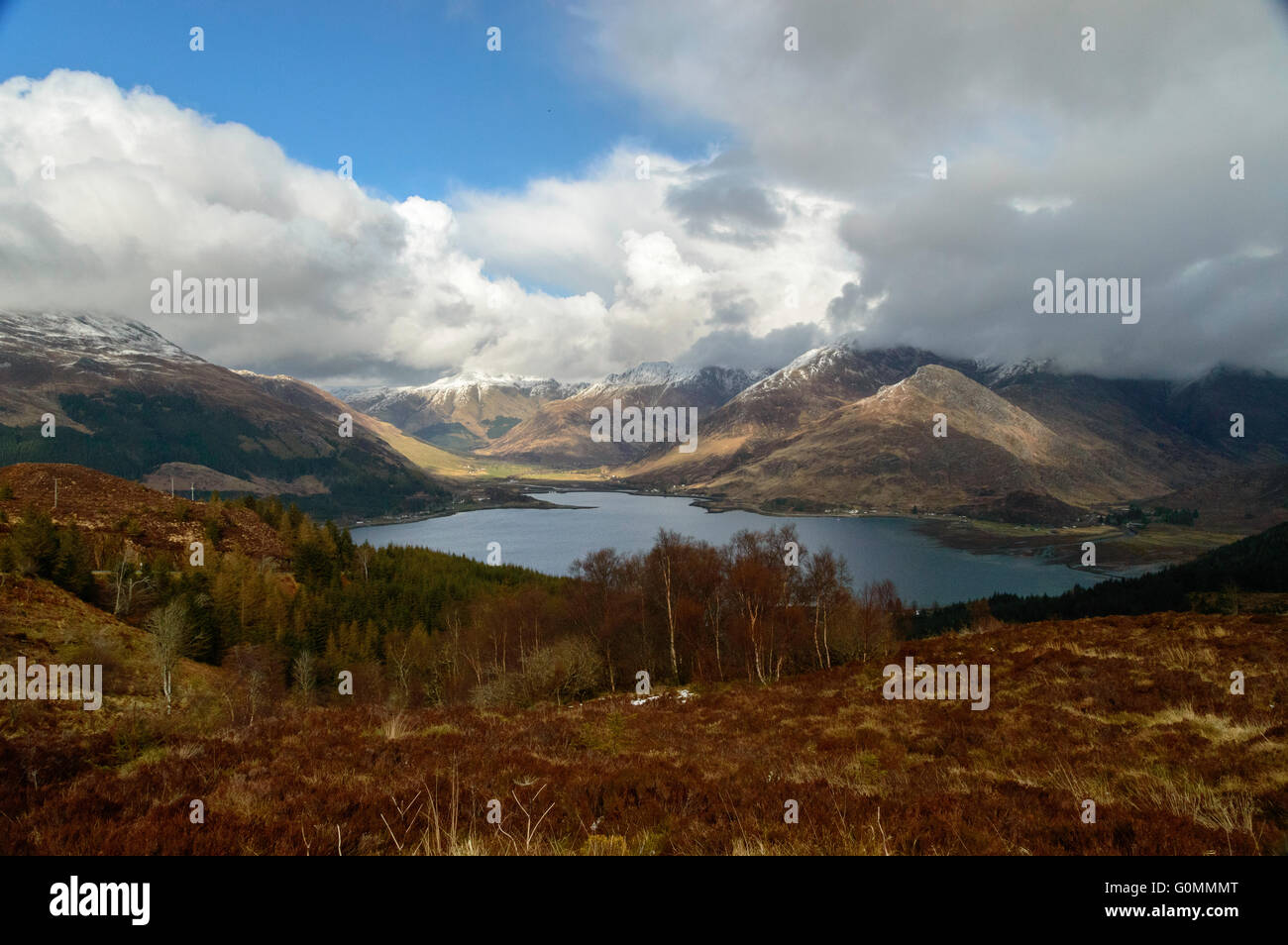 Loch Duich from Ratagan Pass in Kintail Stock Photo - Alamy