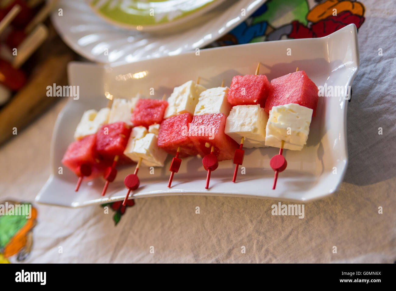 Traditional Romanian easter table Stock Photo - Alamy