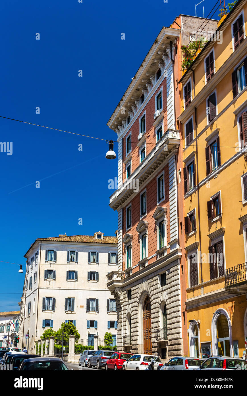 Buildings in the city centre of Rome Stock Photo - Alamy