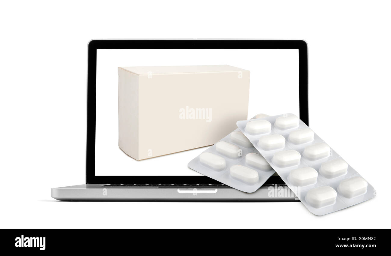 Getting pharmacy medecine from laptop monitor screen - Online ...