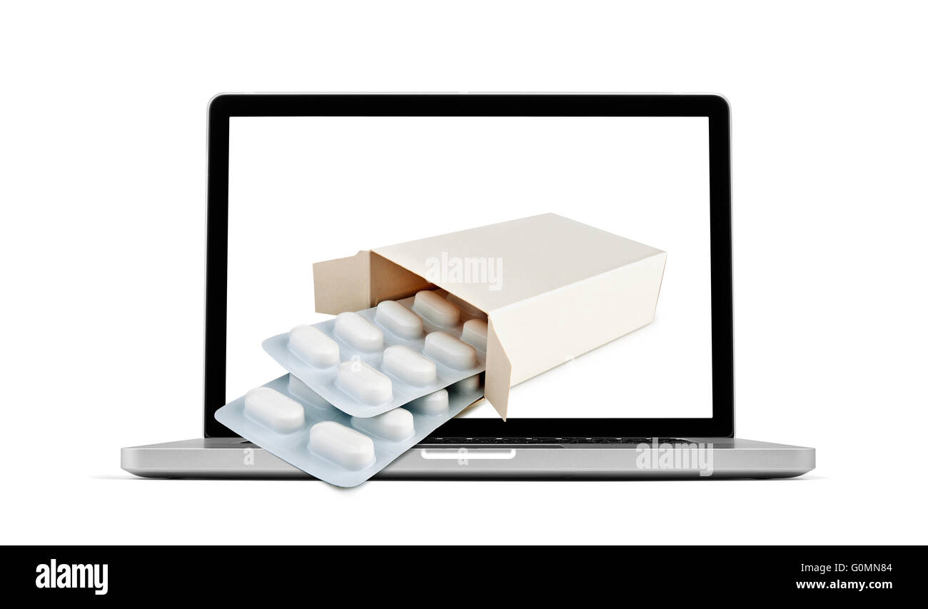 Getting pharmacy medecine from laptop monitor screen - Online ...